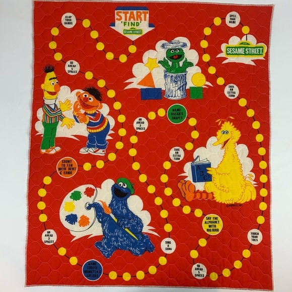 Sesame Street | Other | Sesame Street Quilted Game Board Great ...